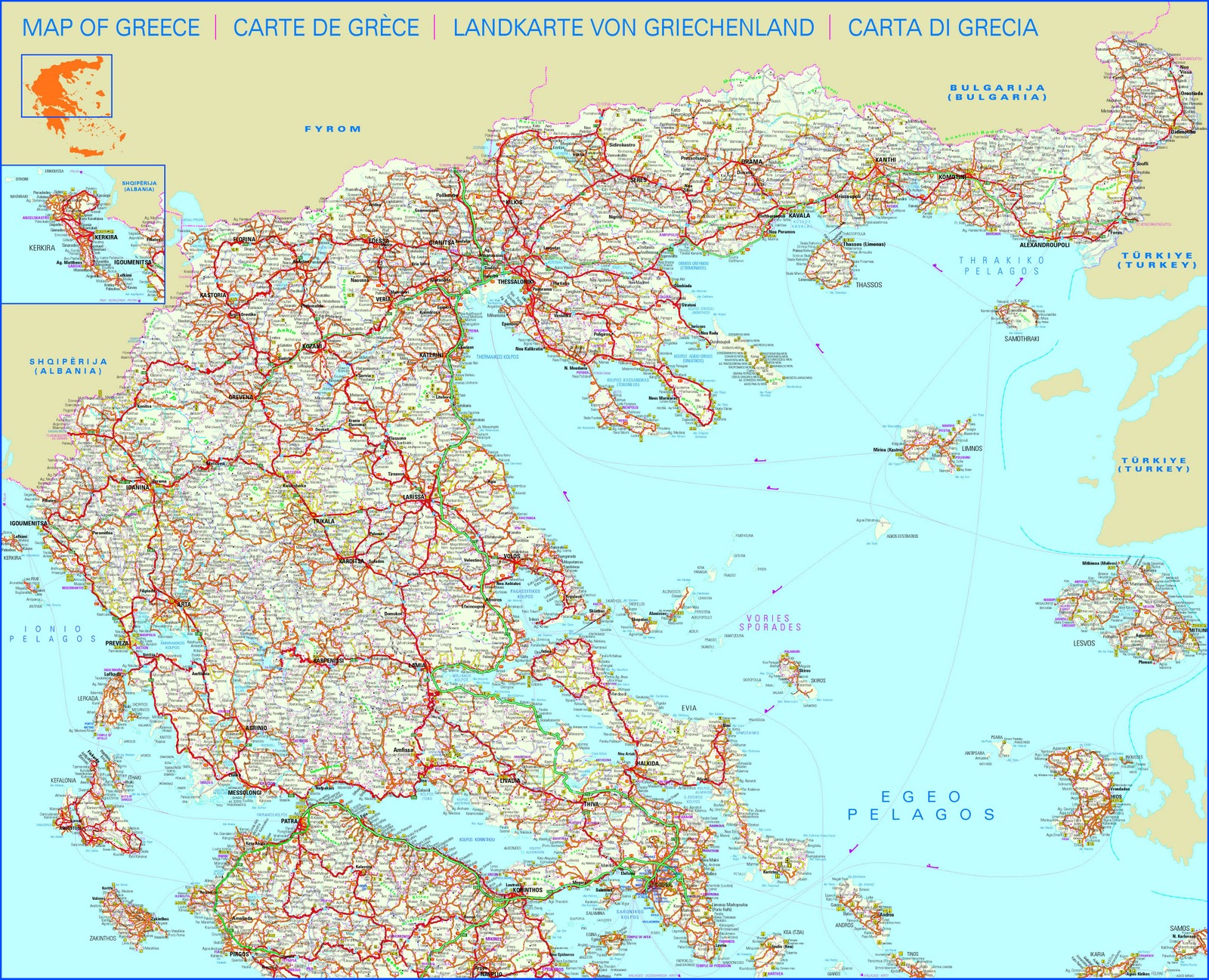 ΑΙΘΟΥΣΑ των ΧΑΡΤΩΝ: ΕΛΛΑΣ -ΟΔΙΚΟΙ ΧΑΡΤΕΣ