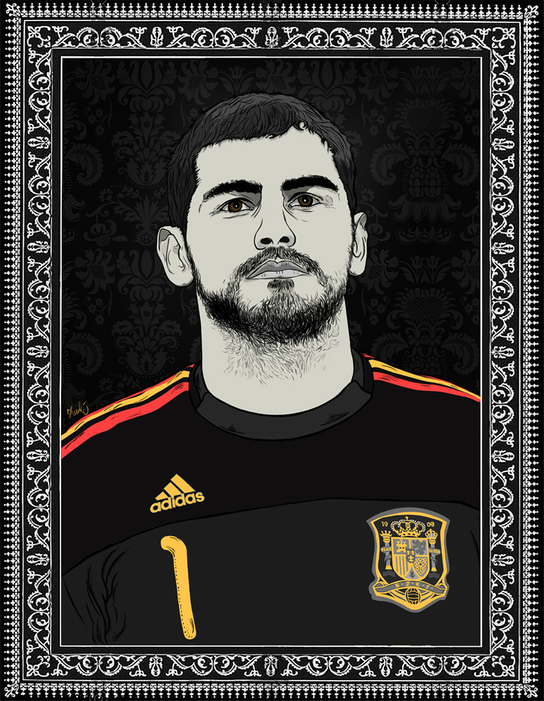 Cartoon Pictures of Iker Casillas