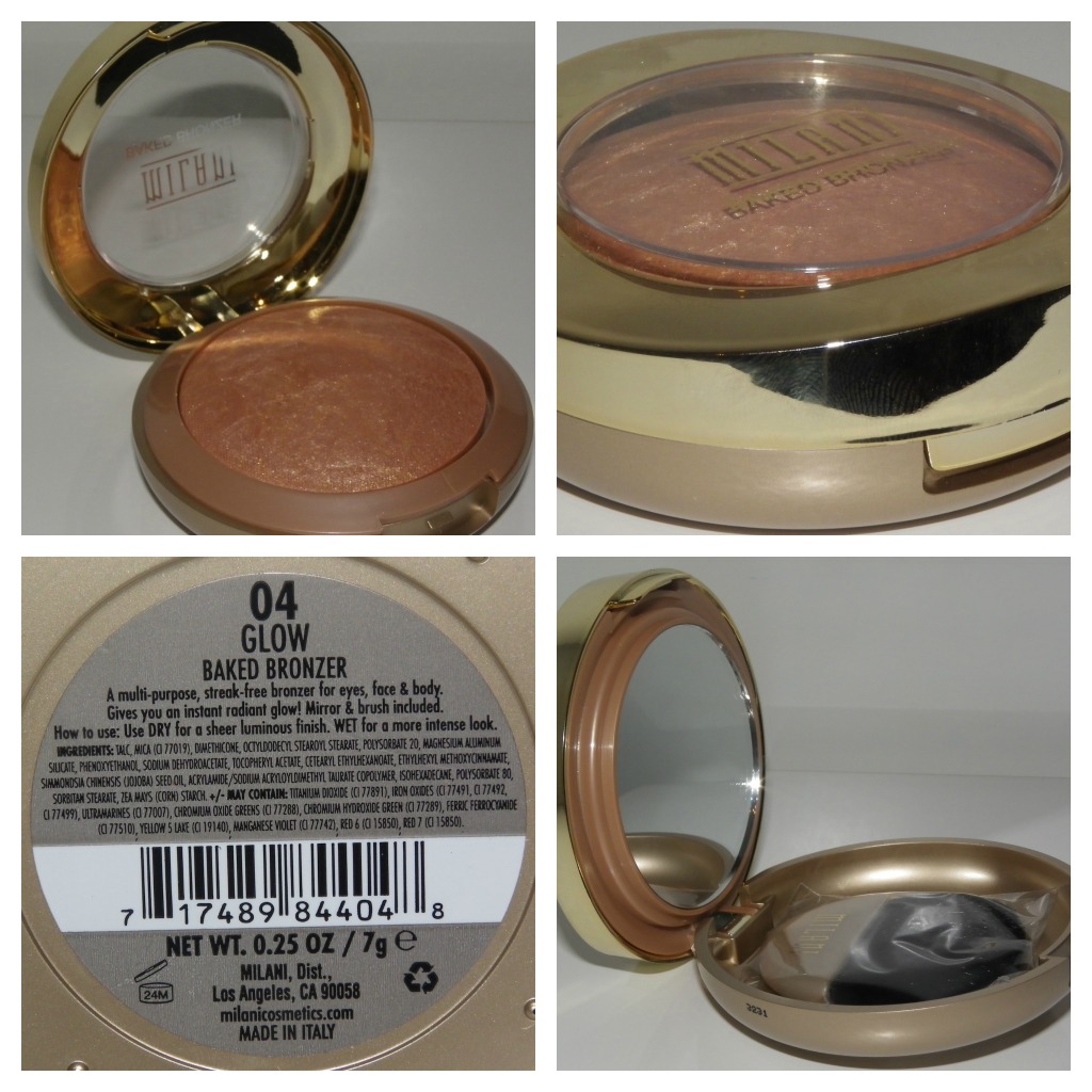 Superficial Sydney: Milani Baked Bronzer 04 Glow - Review & Swatches
