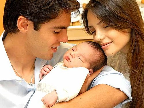kaka and His wife