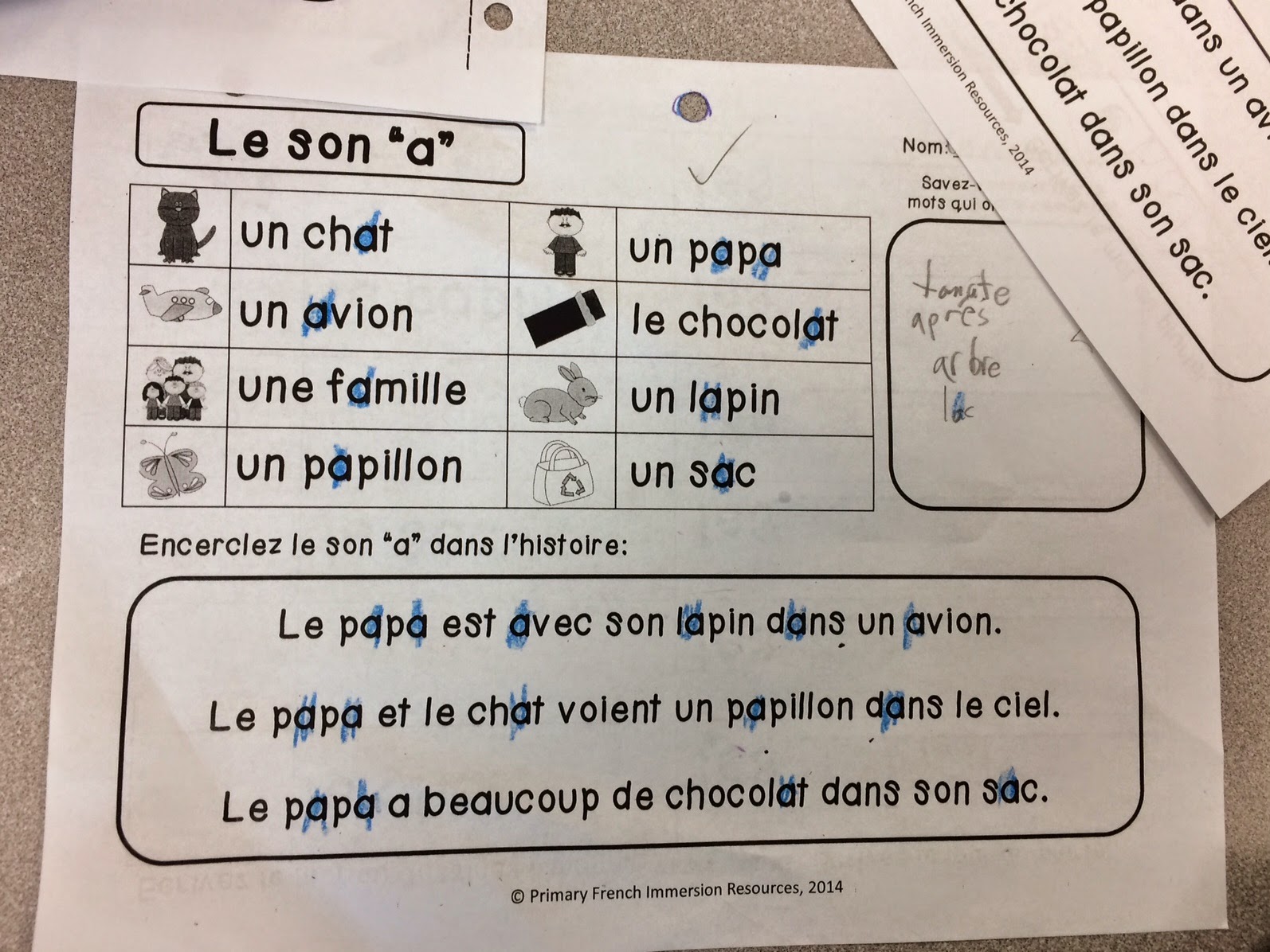 Reading sound centres - Primary French Immersion Resources