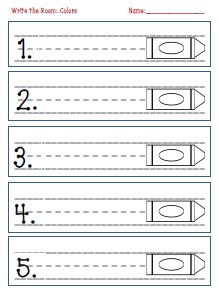 Mrs. Naufal's Nook: Write the Room