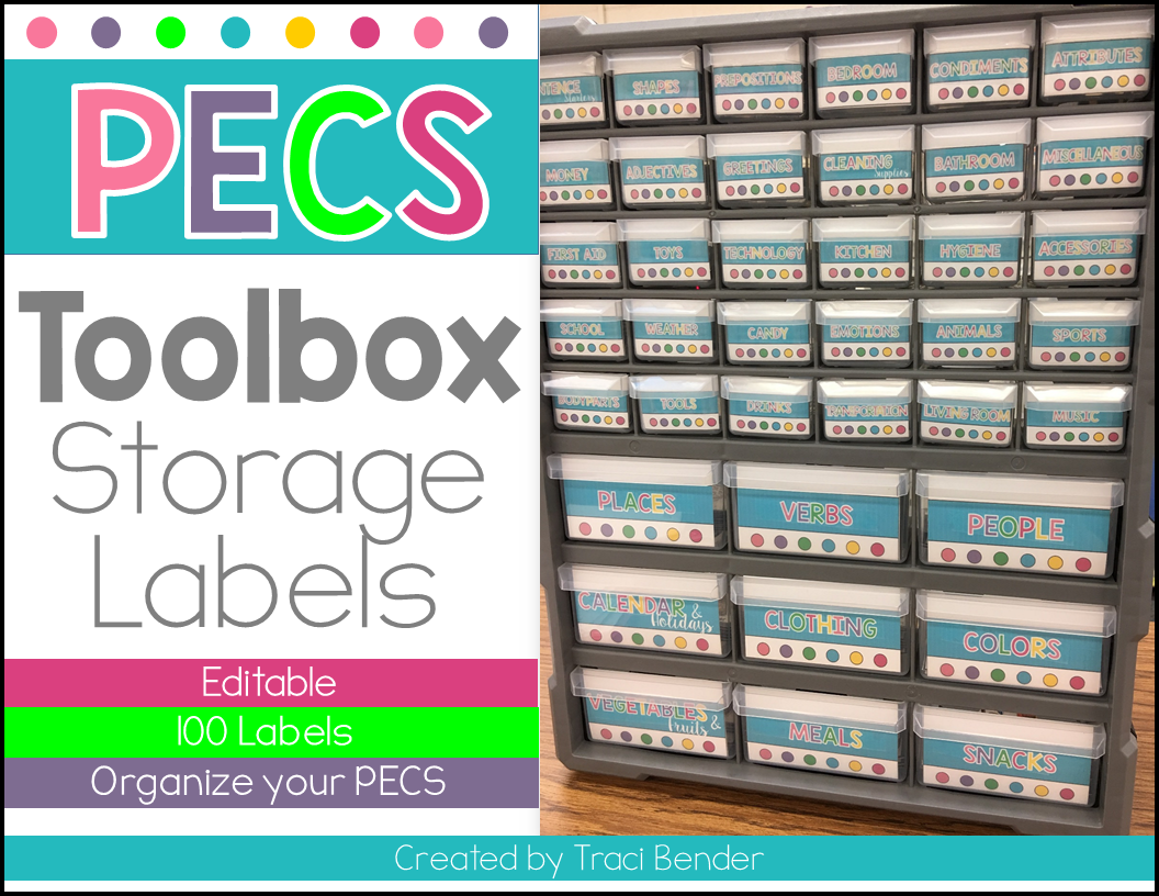 The Bender Bunch: PECS Storage System & Giveaway!
