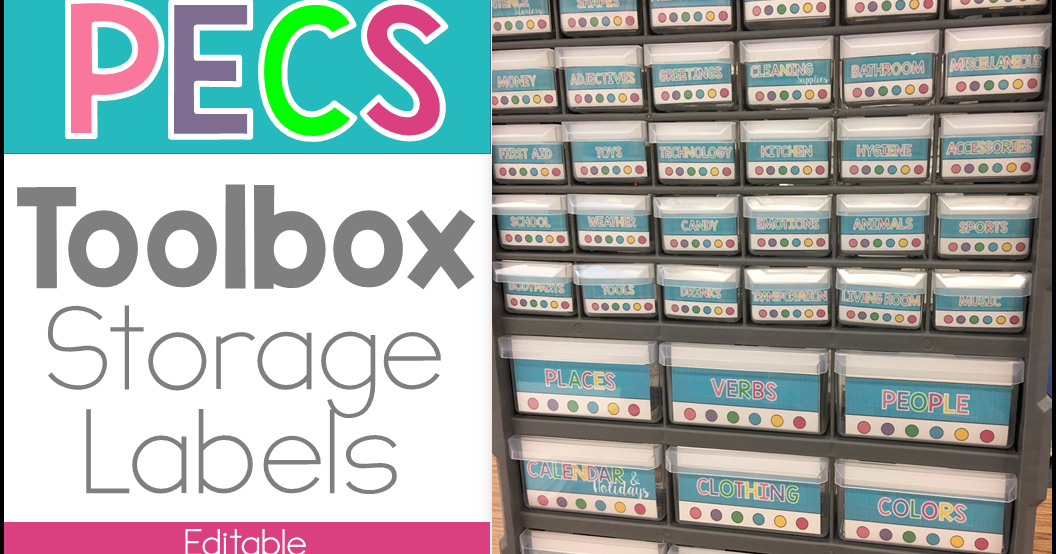 The Bender Bunch: PECS Storage System & Giveaway!