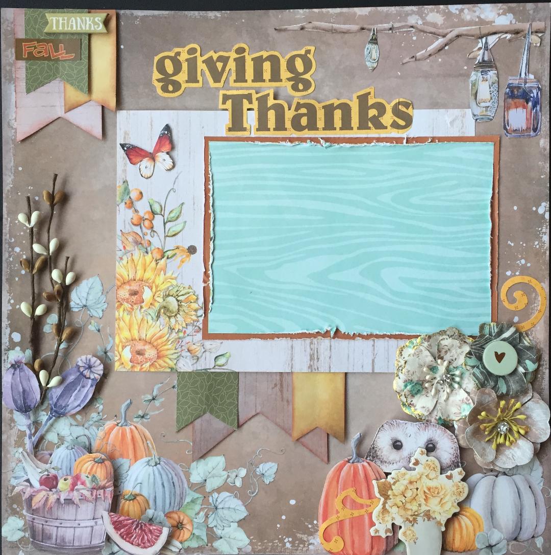 AMAZING GRACE Paper Crafts: Single Page Fall Layouts