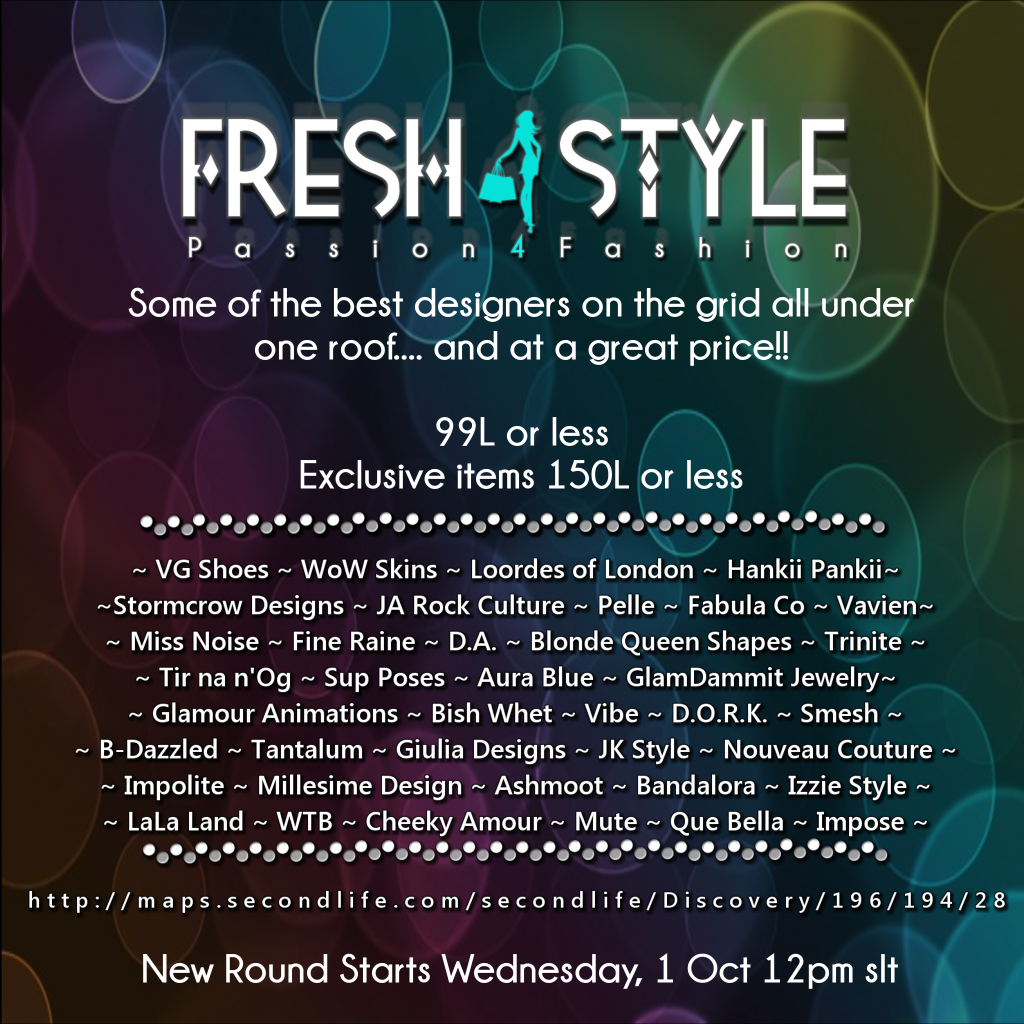 Fresh Style from Passion for Fashion- New Round Starts October 1, 2014 ...