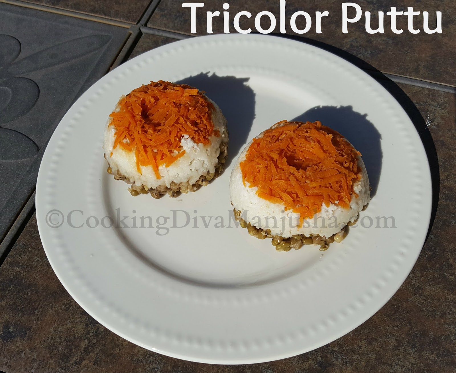 Tricolor Puttu recipe|Indian Republic Day special tricolor food dedication