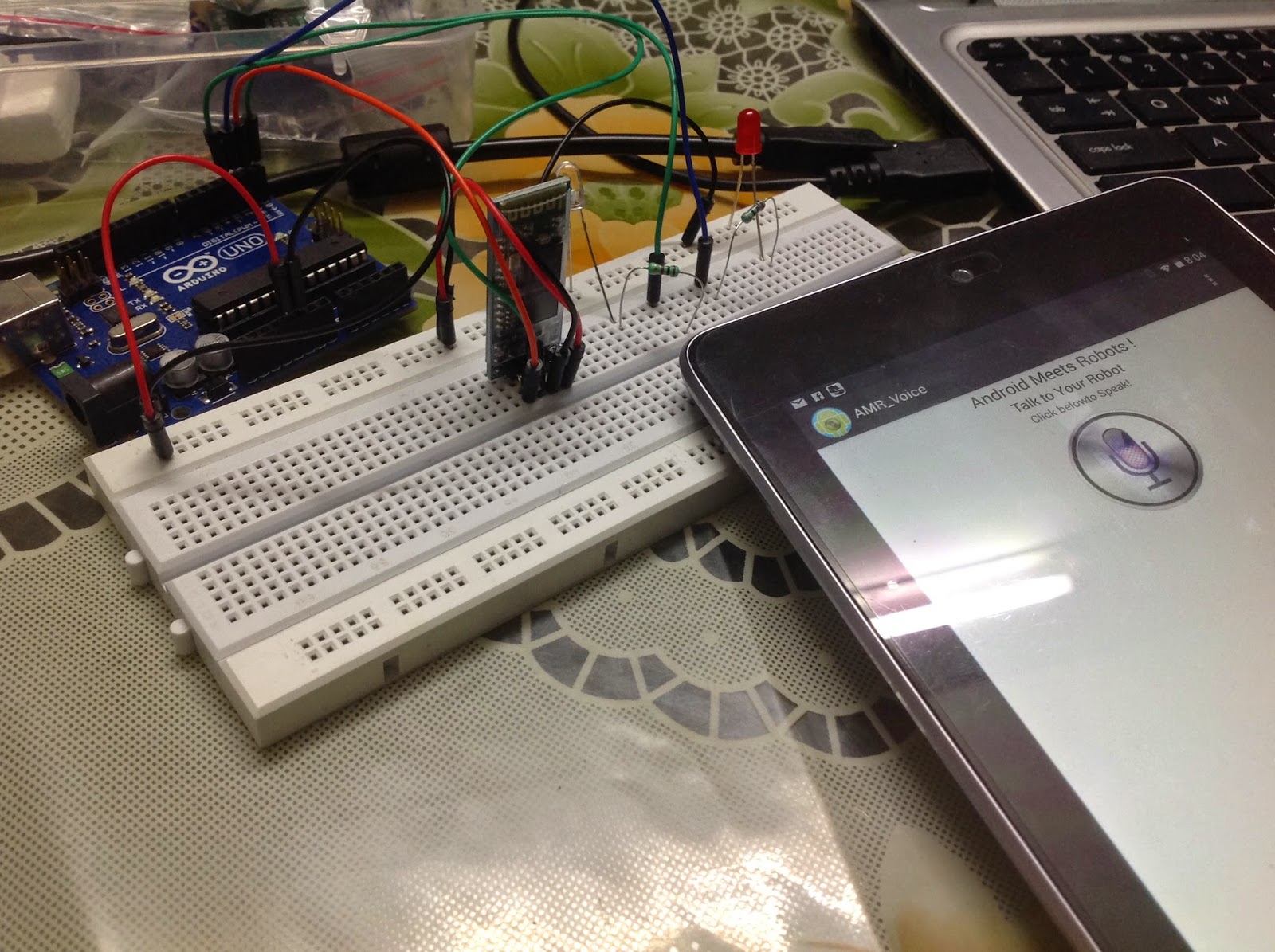 LEARN THROUGH EXAMPLE : Mini Voice controlled Home Automation project ...