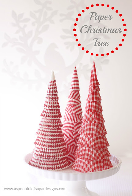 fort & field: cupcake liner christmas trees