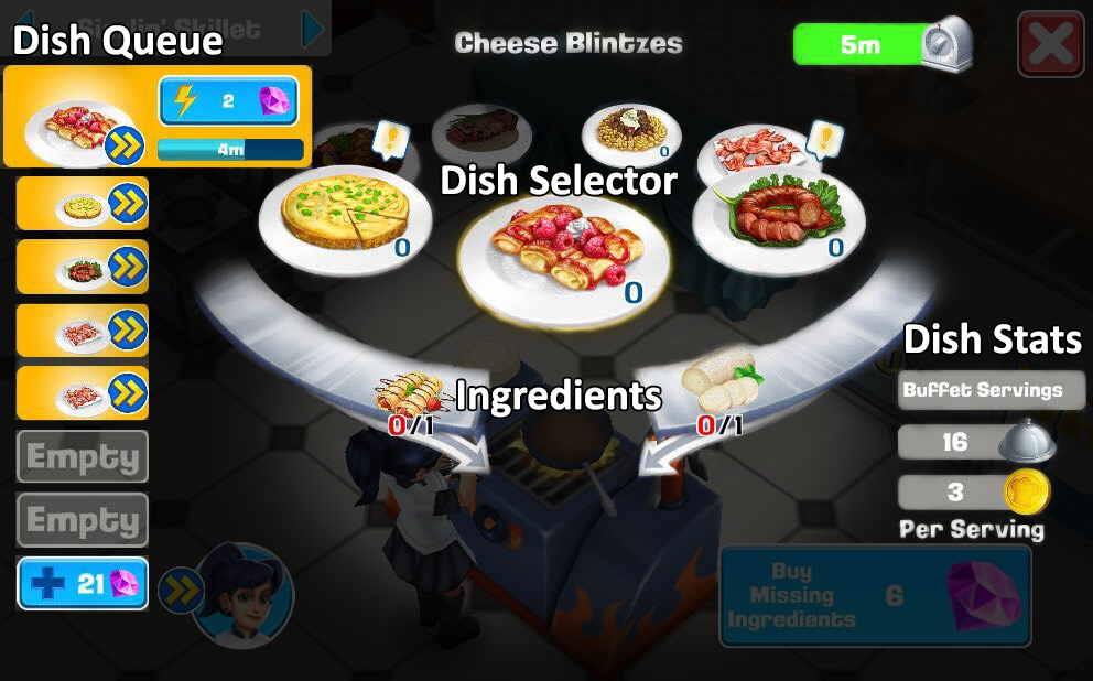 Ultimate Chef Workstation UI