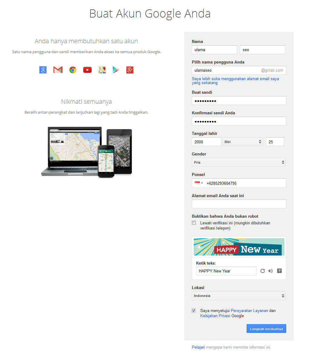 Contoh Cara Membuat Email Yang Benar (Dengan Gambar) | Ulama SEO