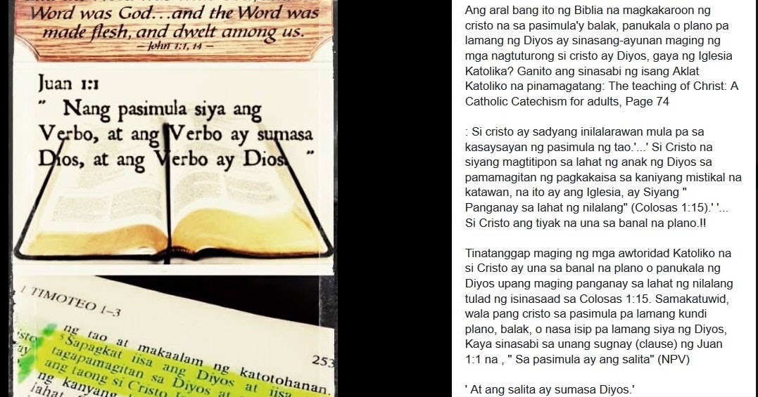Ano Ang Unang Aklat Ng Bibliya Ng Katoliko | angaklate