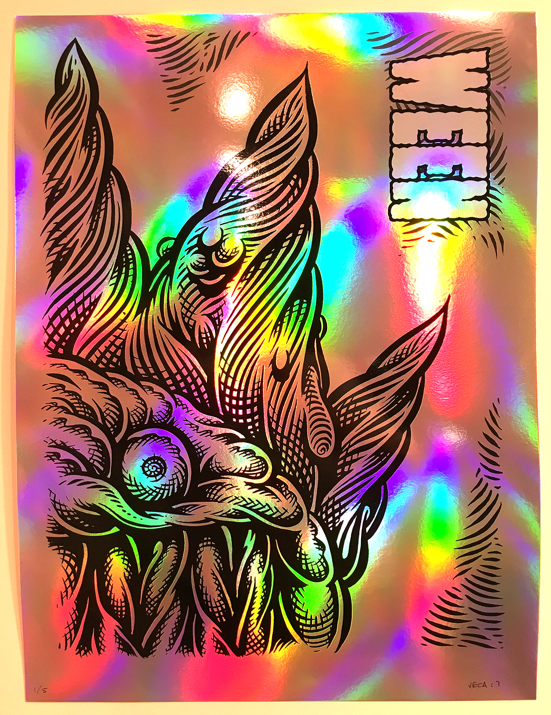 INSIDE THE ROCK POSTER FRAME BLOG: Mark Dean Veca Ween Baltimore Poster ...