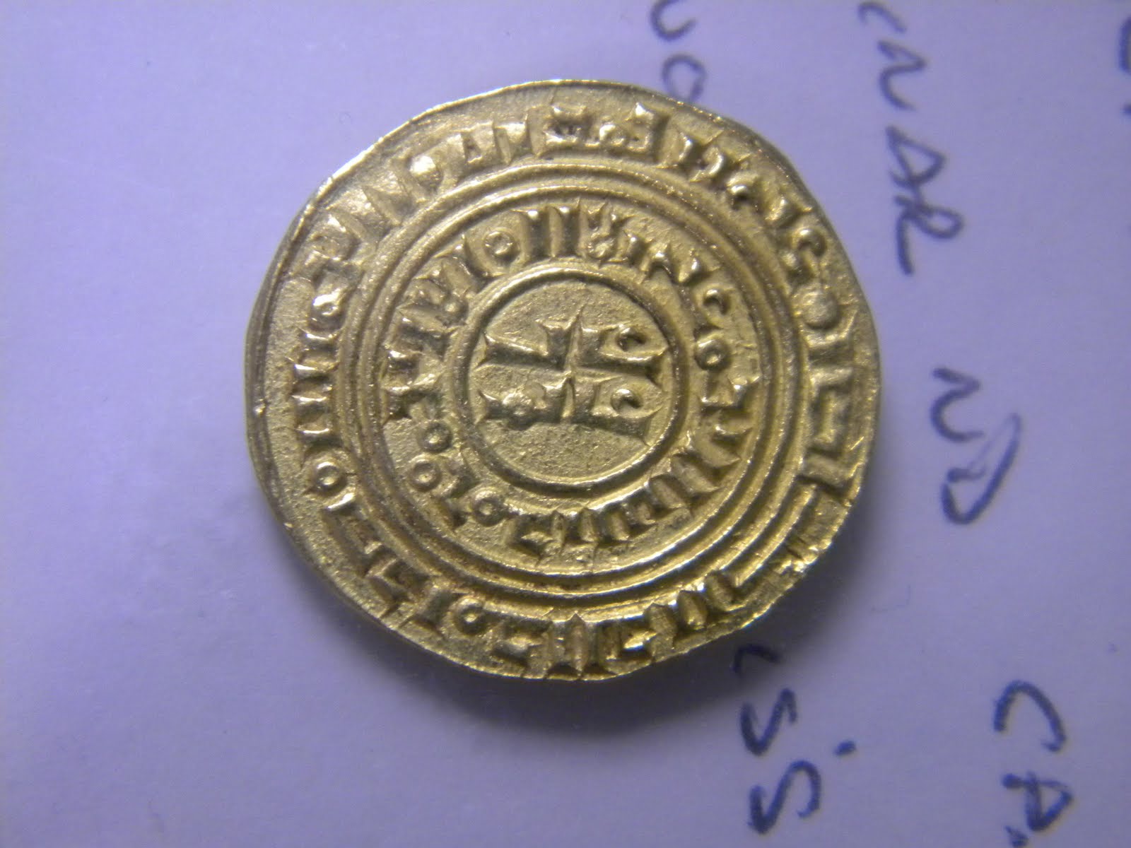 India, East & Abroad Numismatics and Coins: Crusader Fatimid Imitation ...