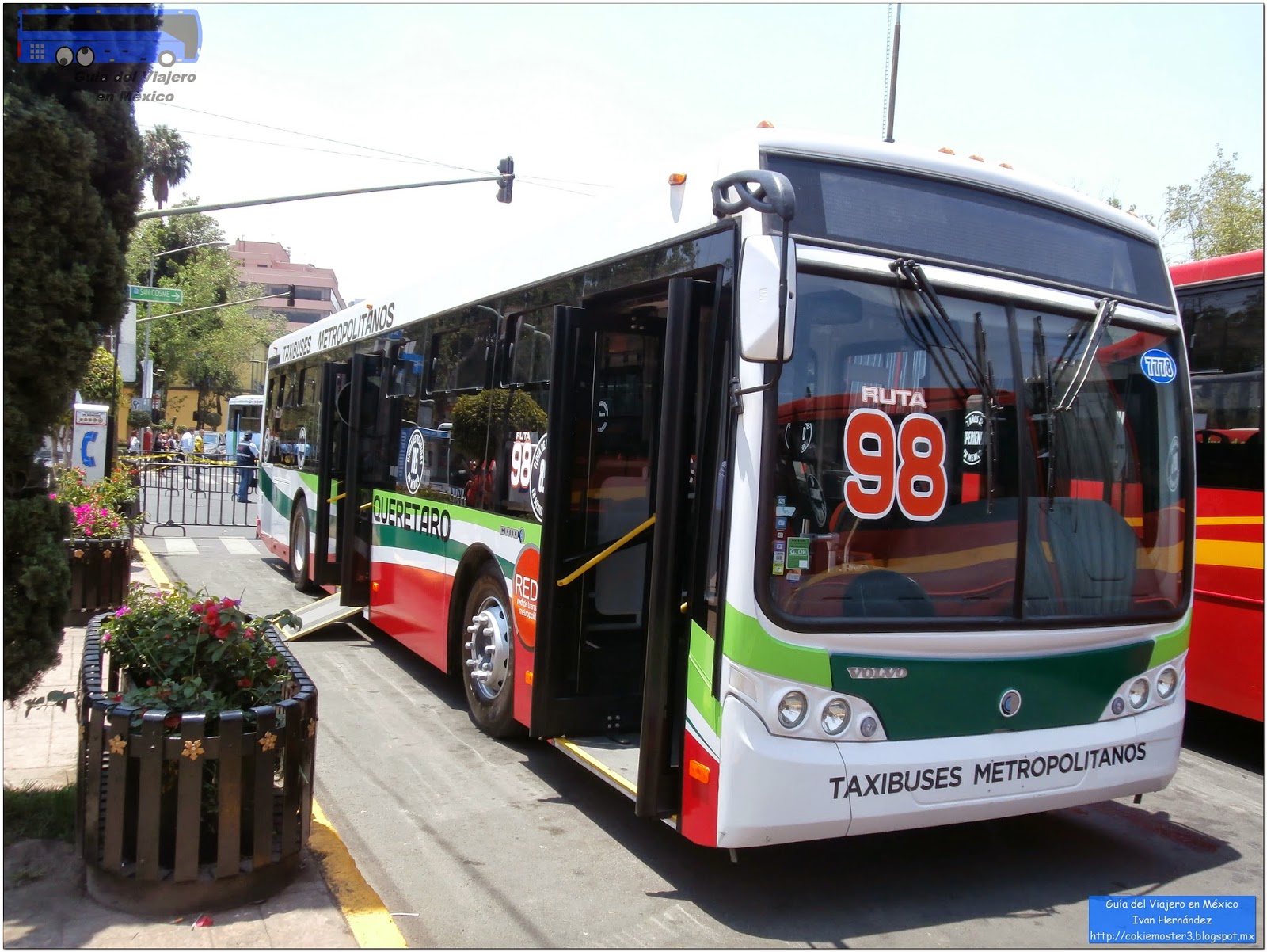 Un urbano de la ruta 98 Queretana se perdio y termino en el DF