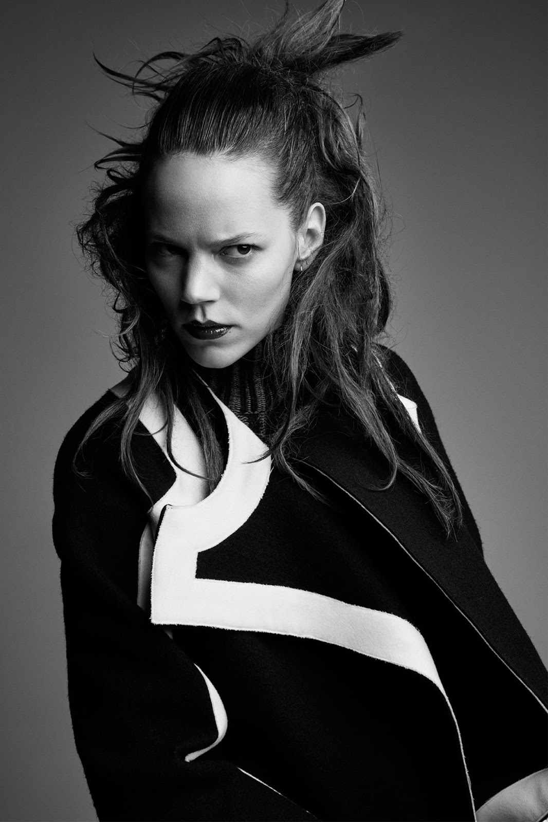 Freja Beha Erichsen in Vogue UK July 2016 by Patrick Demarchelier