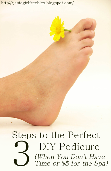 Janie Girl: DIY: Three Steps to the Perfect (At Home) Pedicure