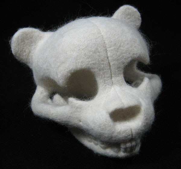 the great humongous: teddy bear skull