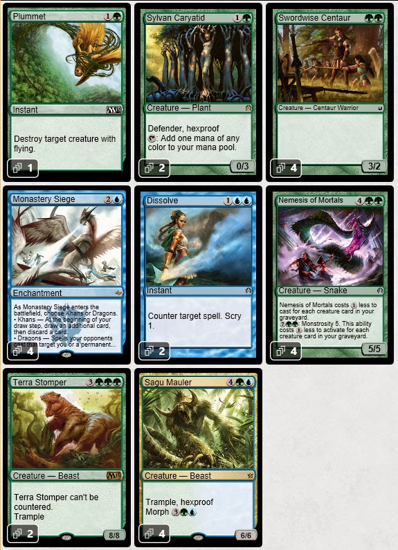 Magic the Gathering Adventures: [Standard] Monastery Siege and Stubborn ...