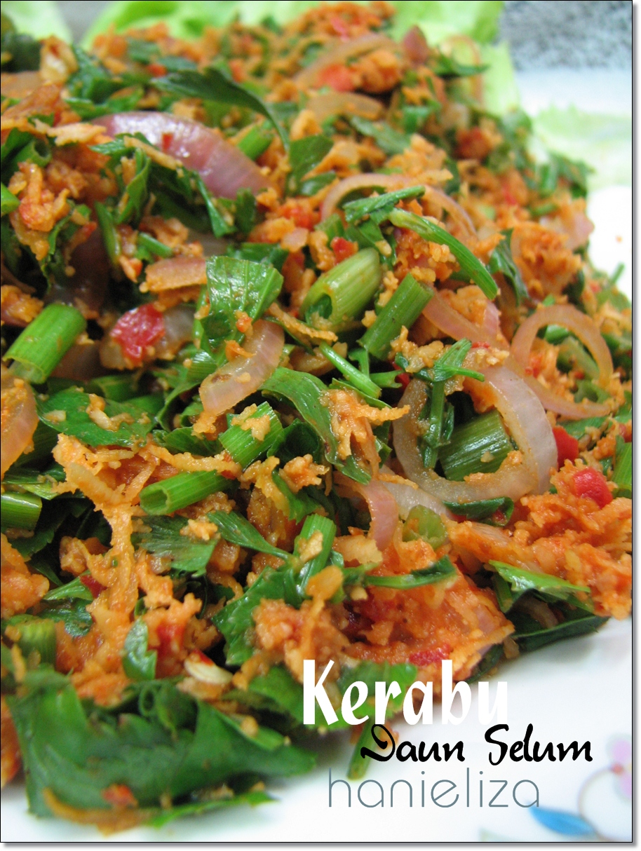 Hanieliza's Cooking: Kerabu Daun Selom