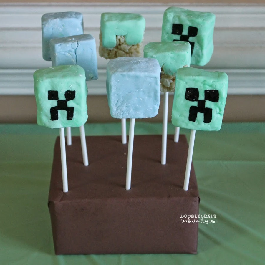 Minecraft Creeper Birthday Invitations