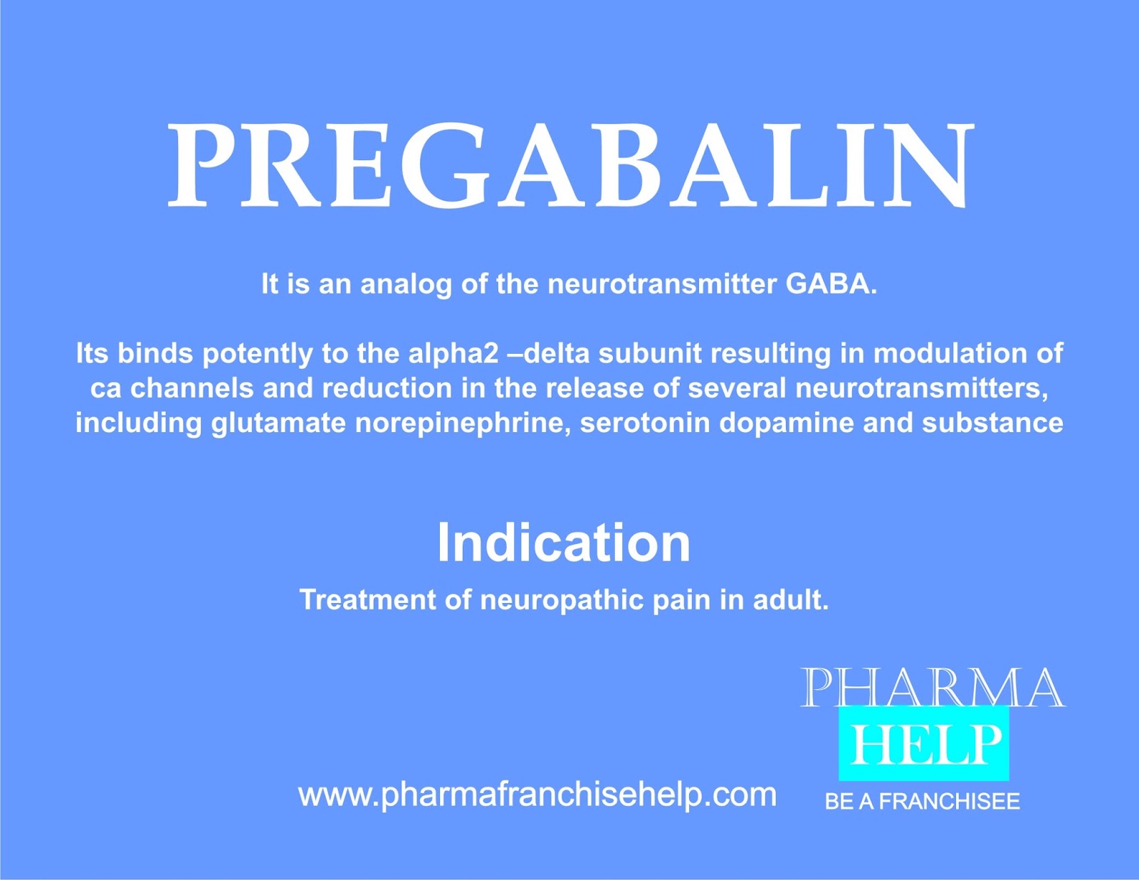 Pregabalin – Pharma Franchise Help