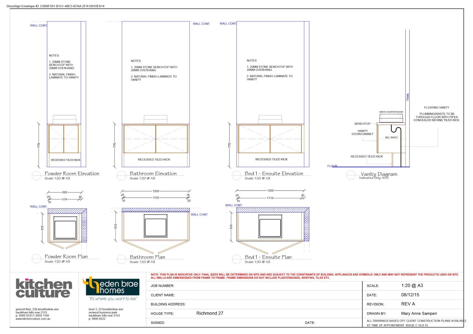 Our First Home - Eden Brae Richmond 27 Mk2: Our Kitchen Culture Drawings