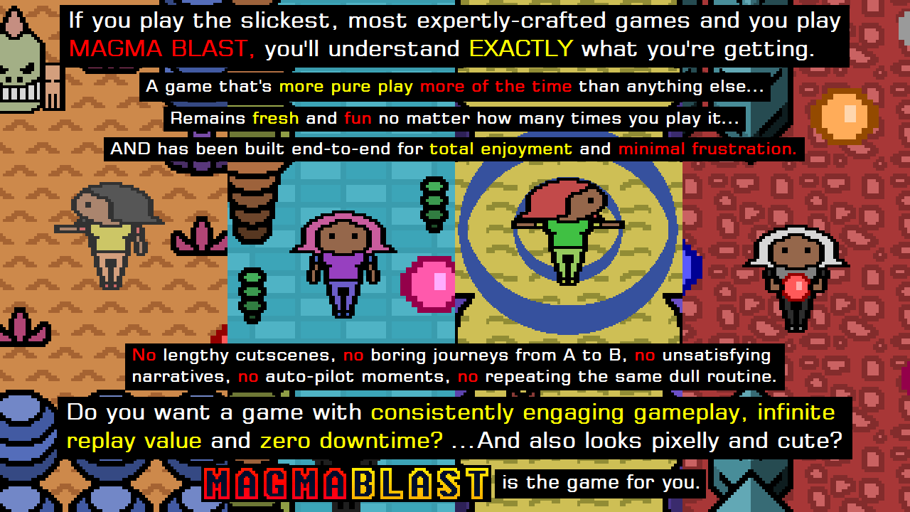 YesMode Games: Discover MAGMA BLAST - YesMode's Awesome SNES-Style ...