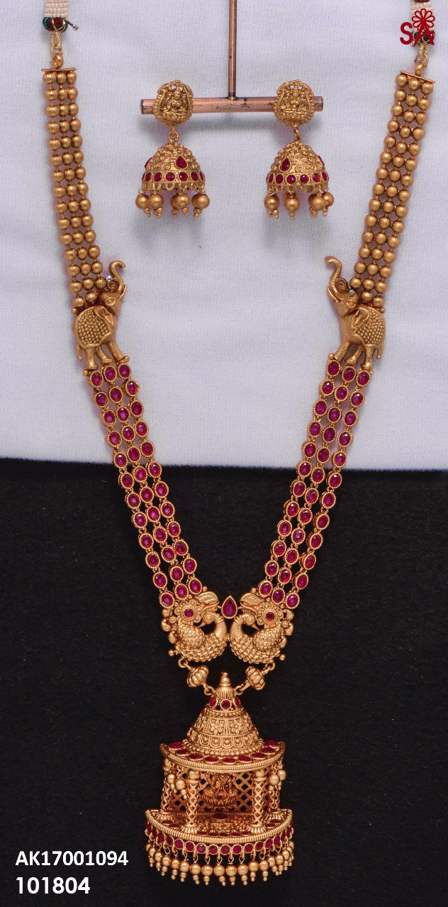 Exclusive Ruby Sets | Buy Online 1 gram gold jewelry