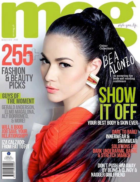 ★STARTRIGA: Bea Alonzo- MEG Magazine March 2012 Issue Cover!