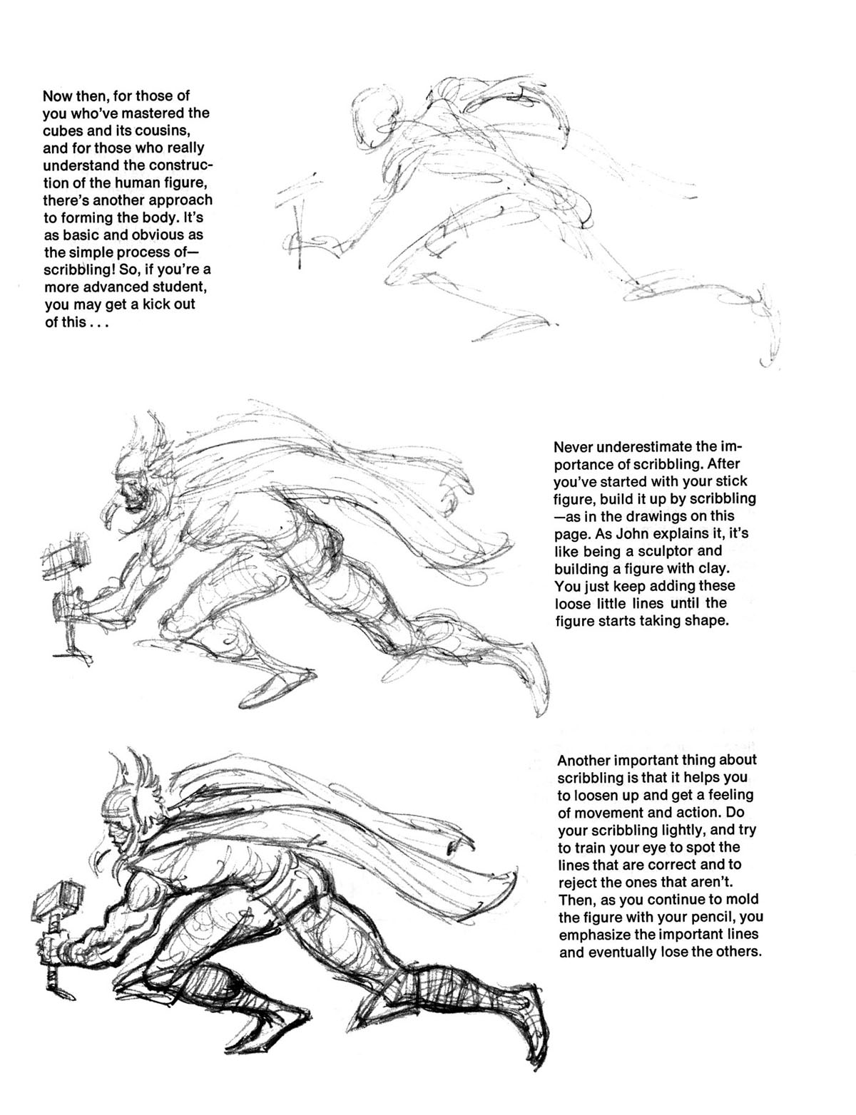 Saturday Comics Class: Scribble Method!