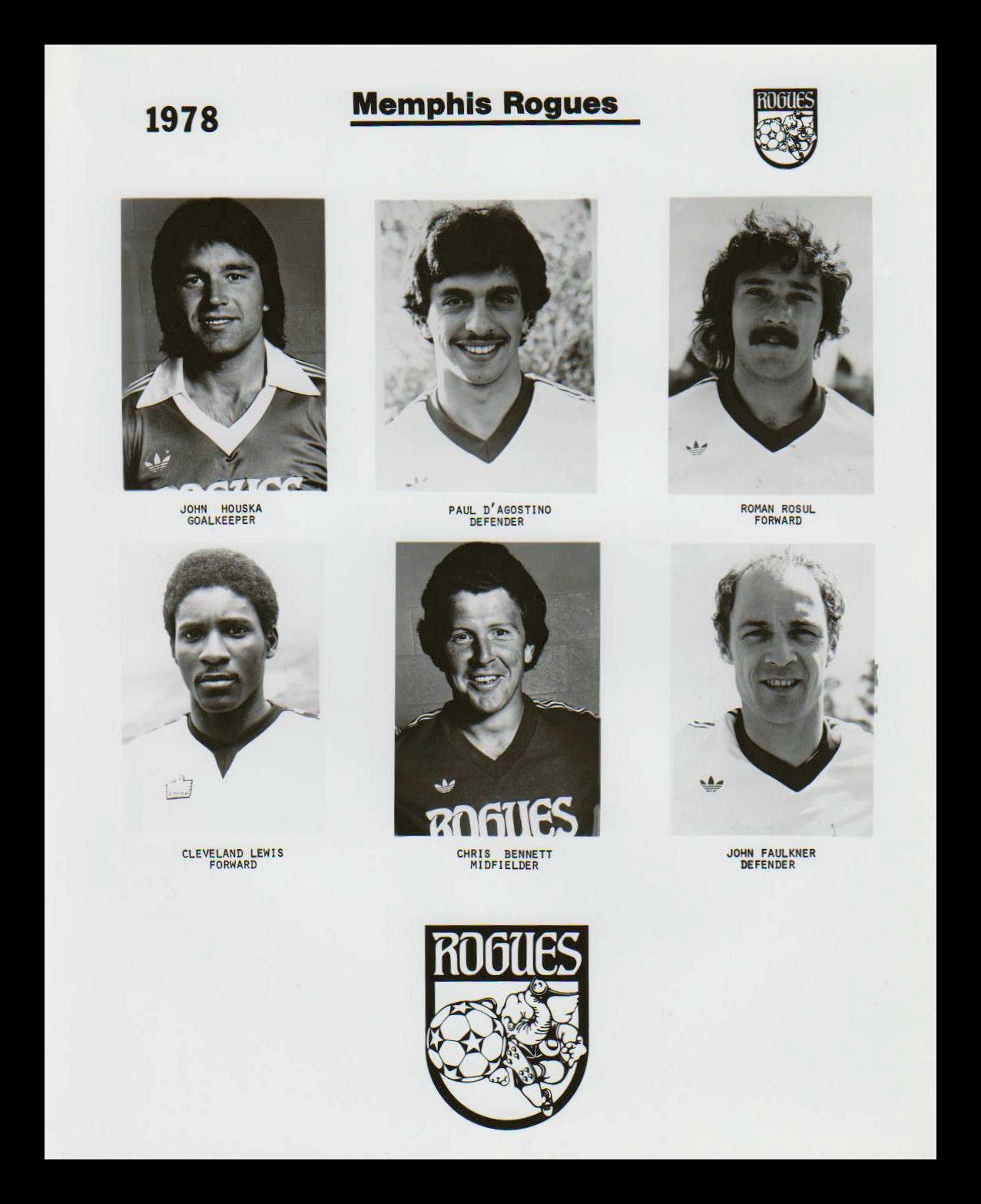 THE MEMPHIS ROGUES: MUG SHOTS, 1978