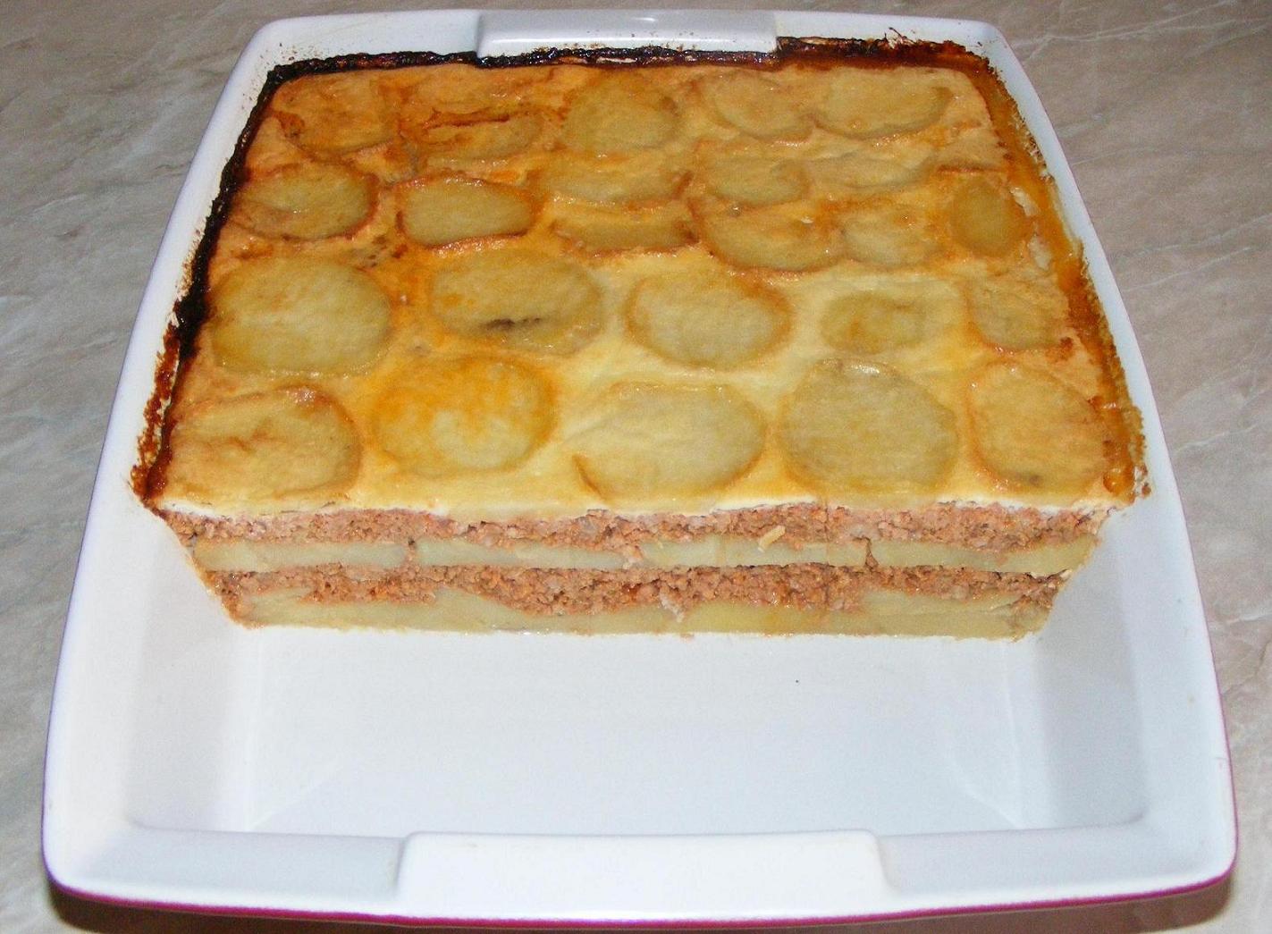 Musaca de cartofi cu carne tocata | Preparatedevis.ro