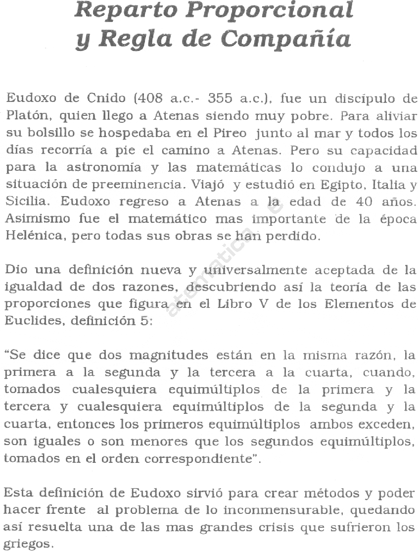 REPARTO PROPORCIONAL Y REGLA DE COMPAÑIA PROBLEMAS RESUELTOS ...