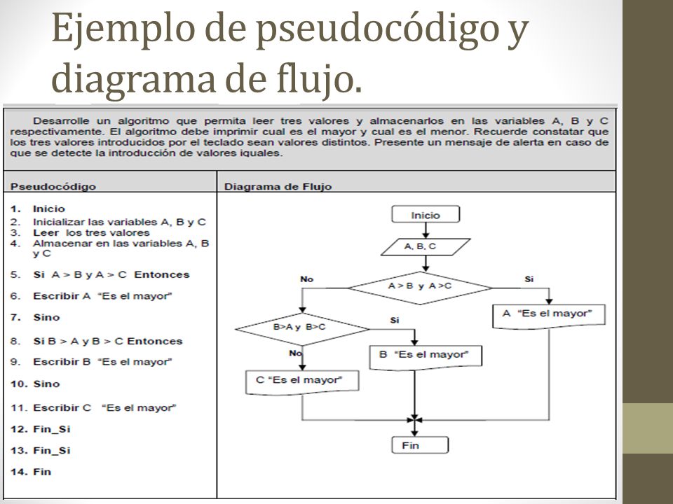algoritmo y lenguaje de programación: pseudocodigos