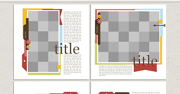 Using Contrast in Photo Collages / Scrapping with Liz