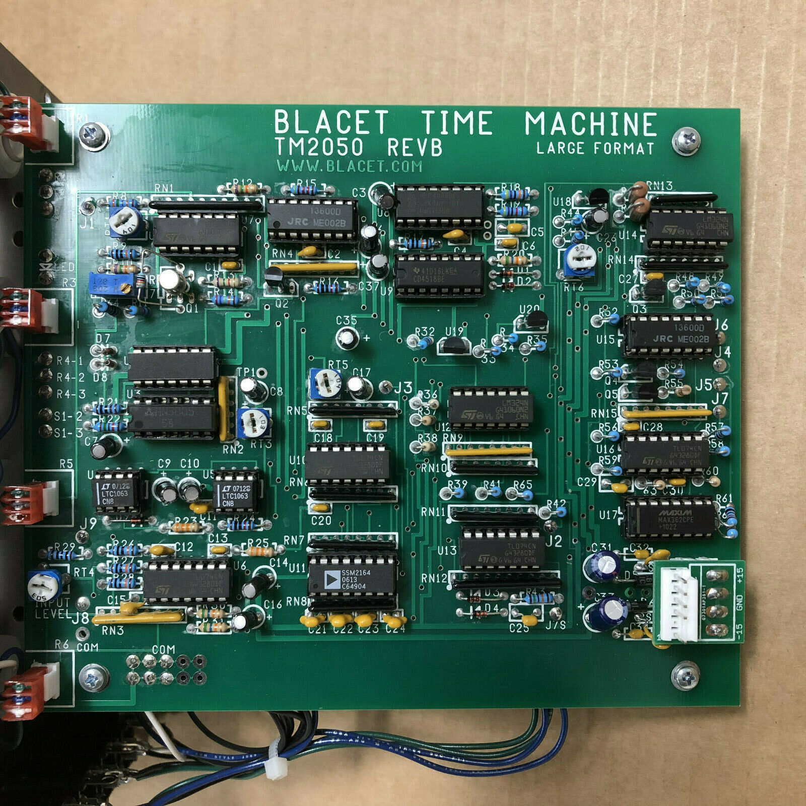 MATRIXSYNTH: Blacet Time Machine Delay TM2050 Dotcom / MU Modular Synthesizer SN 10000126