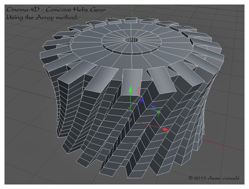 Cinema 4D - Gears - Methods, Options and Observations.