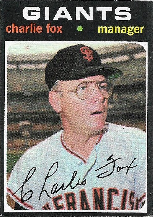 Topps 1971: no. 517 - charlie fox