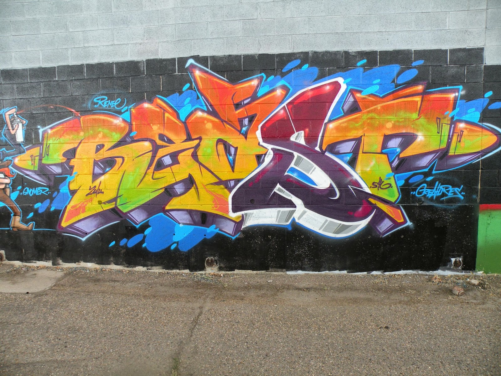 Turnip the Beet: Knocked the dust off my cans for a lil graffiti battle ...