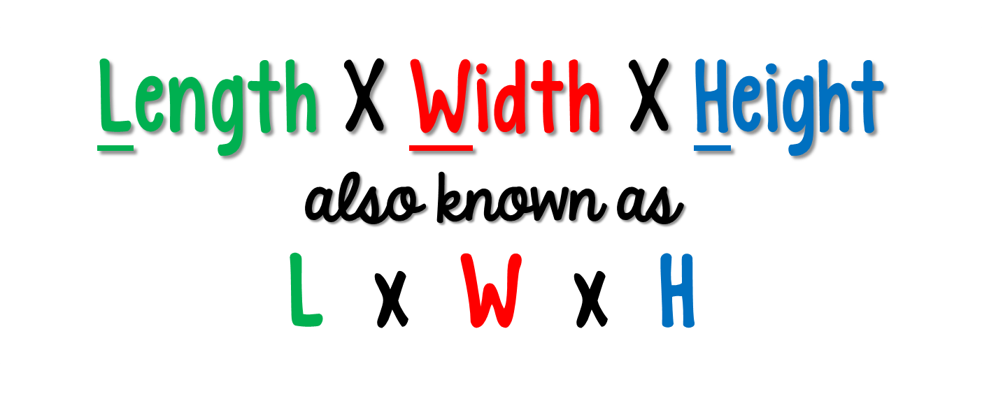 Welcome!: VOLUME FORMULA