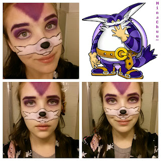 NinaChuu~ Make-up & Art: Sonic the Hedgehog Collab: Big the Cat!