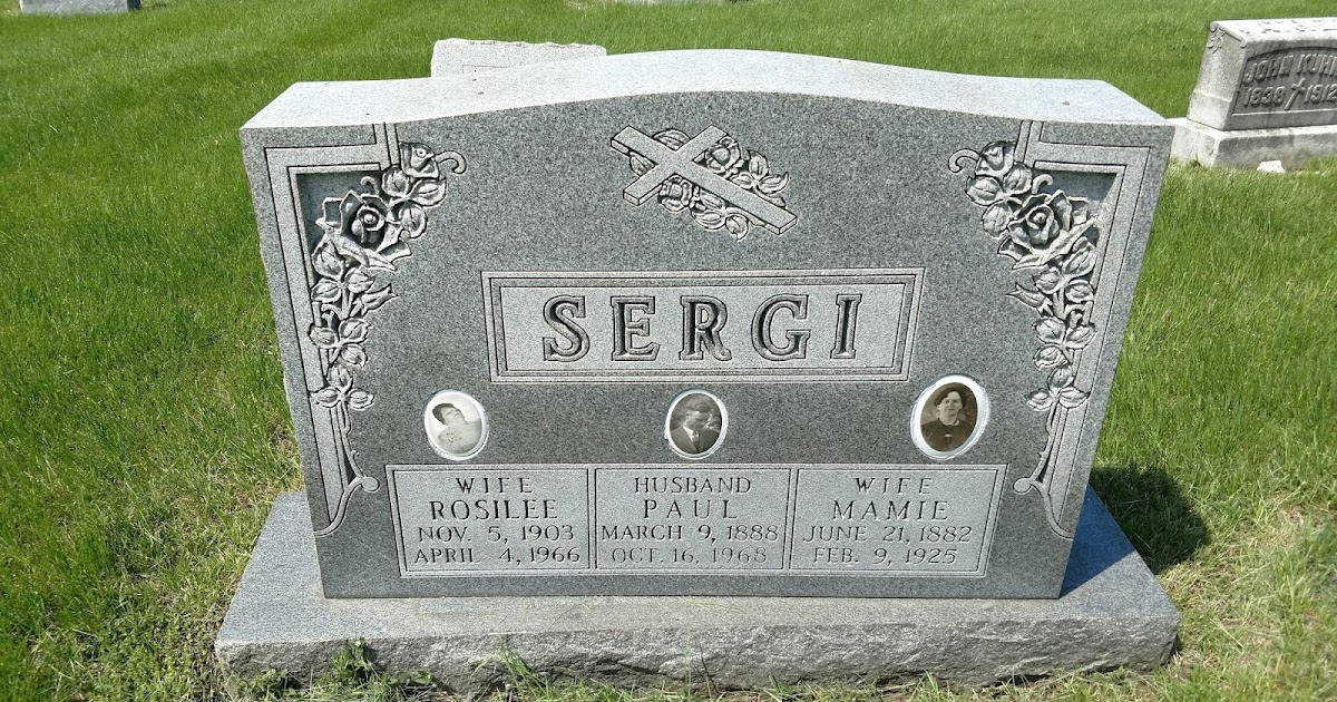 Travels of a Hobgoblin Taphophile: Sergi Family Lot - Mt. Calvary Cemetery