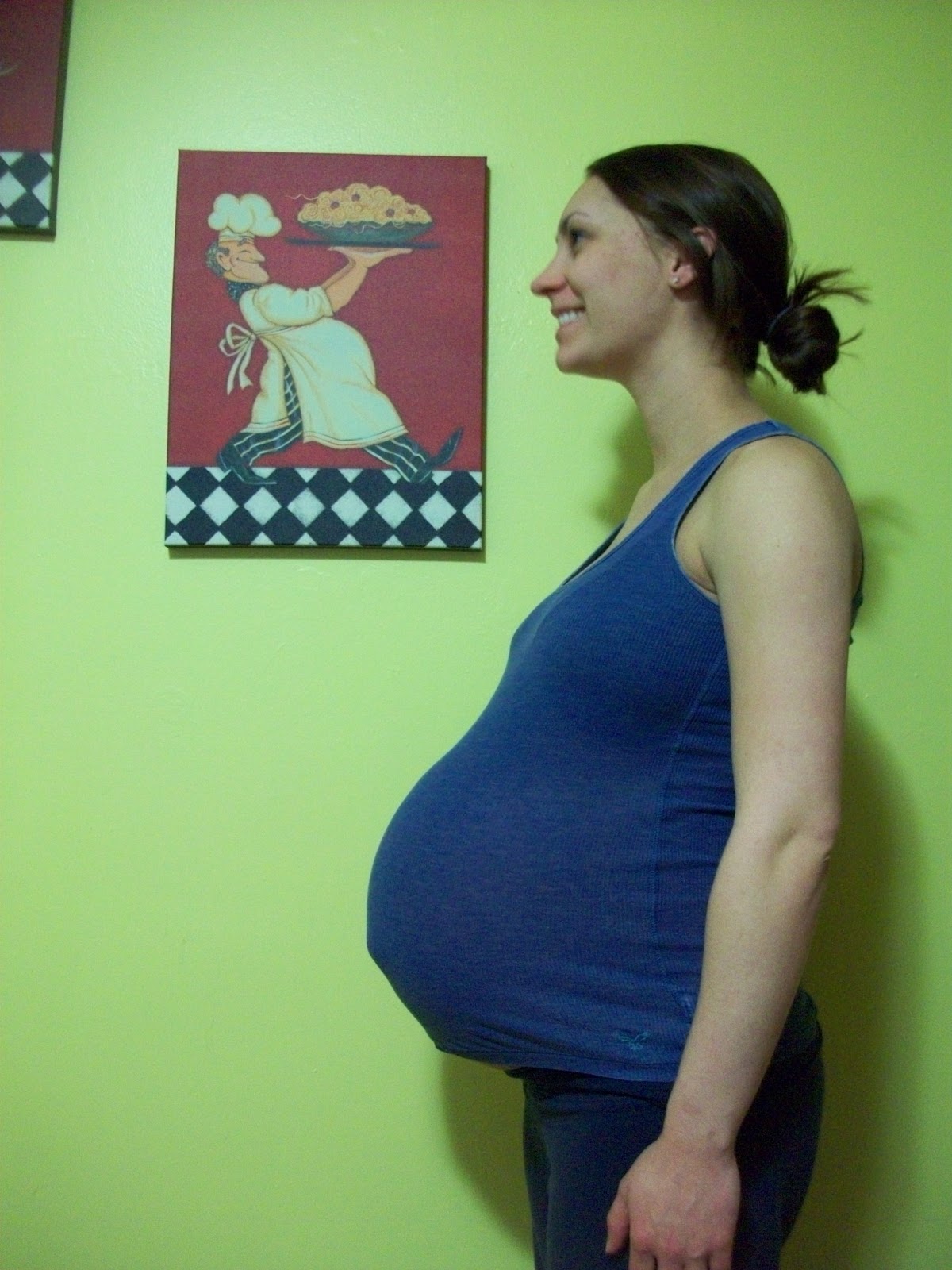 A Walk in the Parks with 65 Roses: Belly Pic: 36 Weeks, Twin Update ...