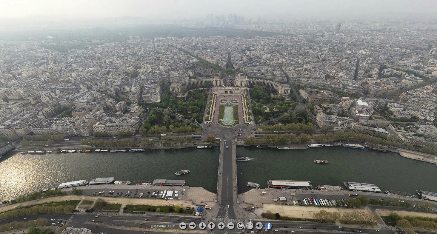 Lemon Harangue Pie: Amazing 360° panoramic view of Paris from above the ...