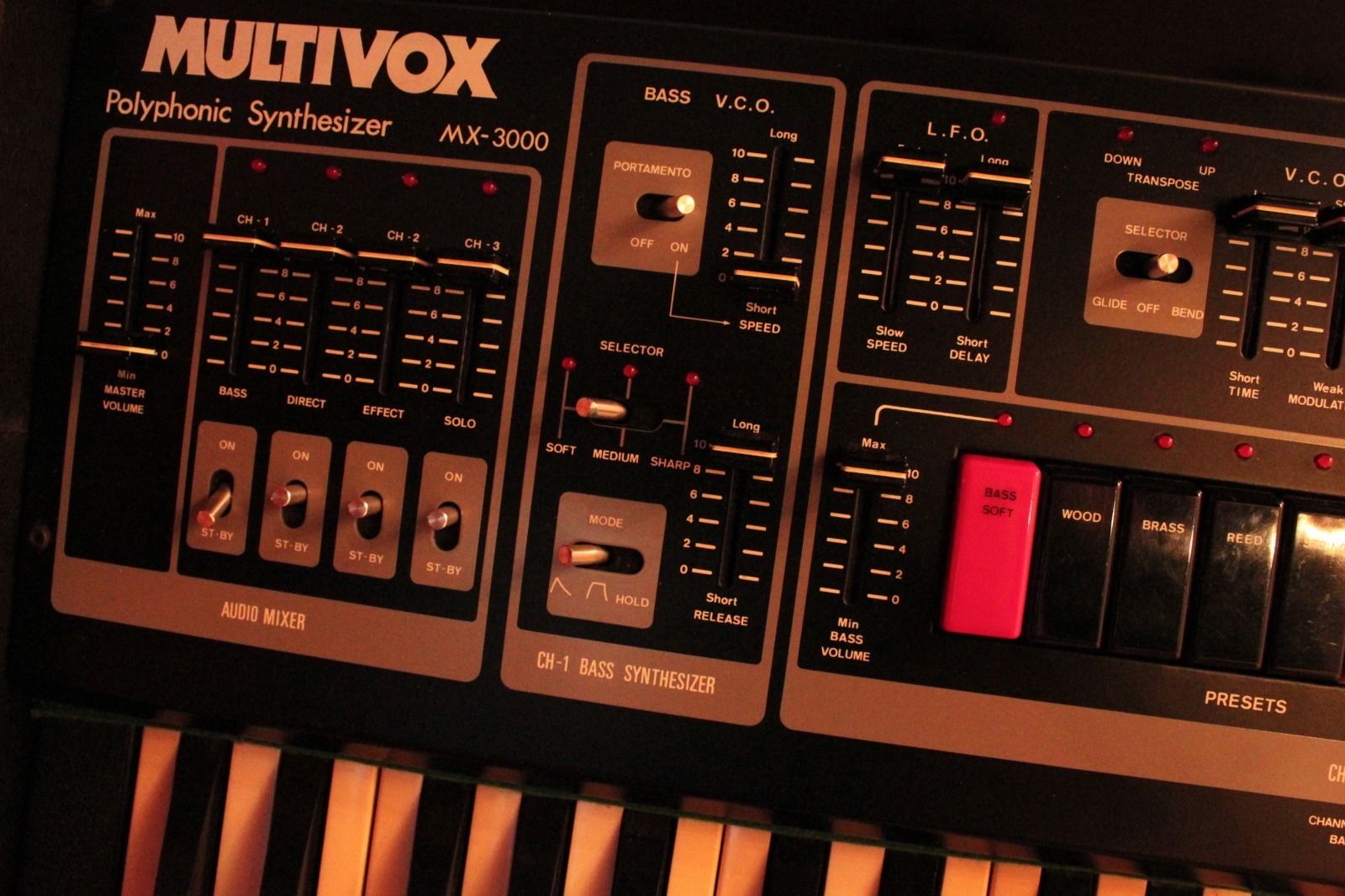 MATRIXSYNTH: Multivox MX-3000 Analog Polyphonic Synthesizer SN 856012