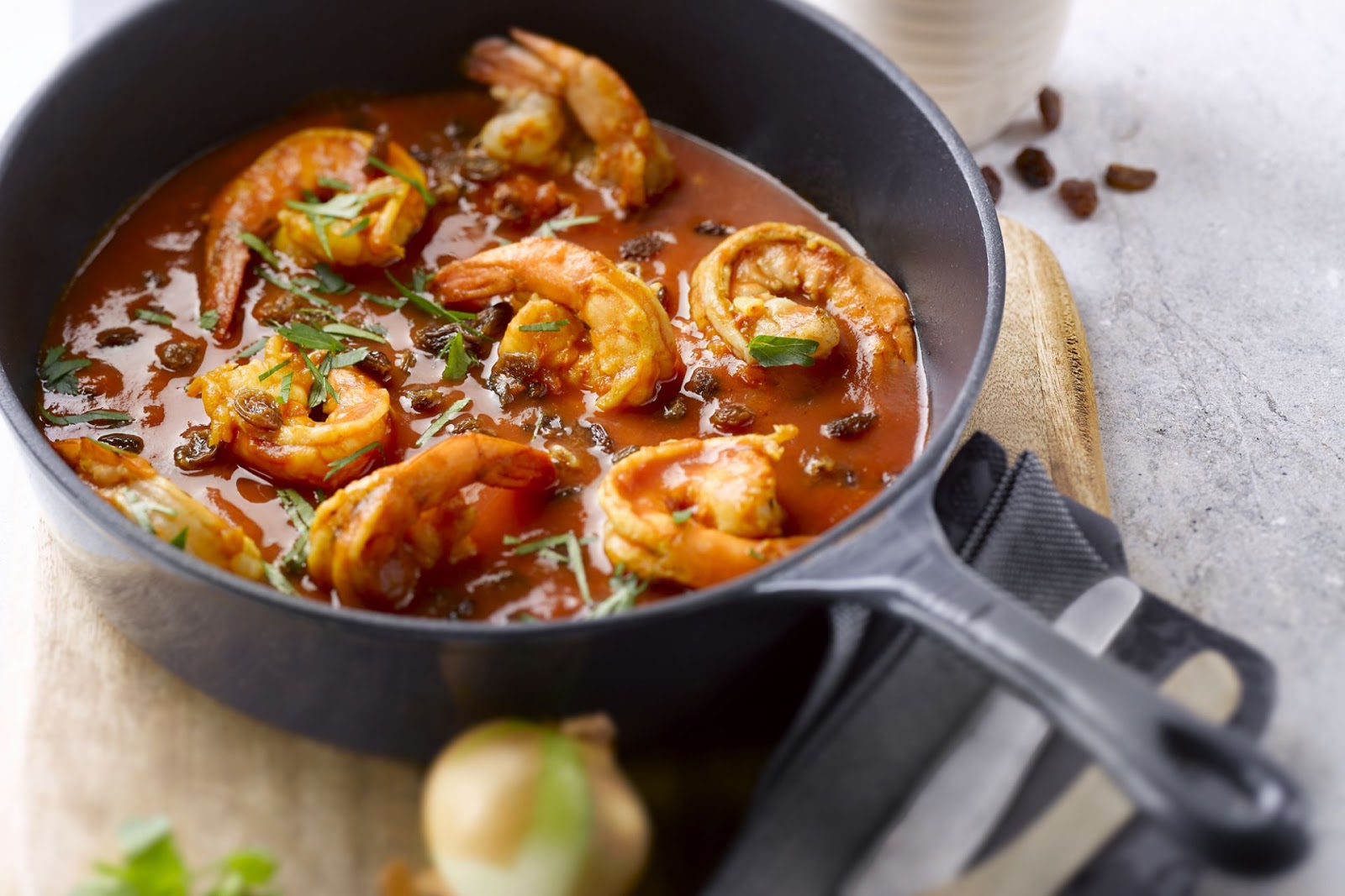 Wokrecepten: scampi in tomatenroomsaus. - Recepten - eenvoudig en lekker