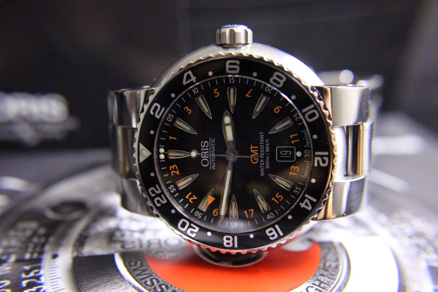 JAM TANGAN ORIS DIVERS AUTOMATIC GMT 300 (FULLSET) - Jam Tangan Keren