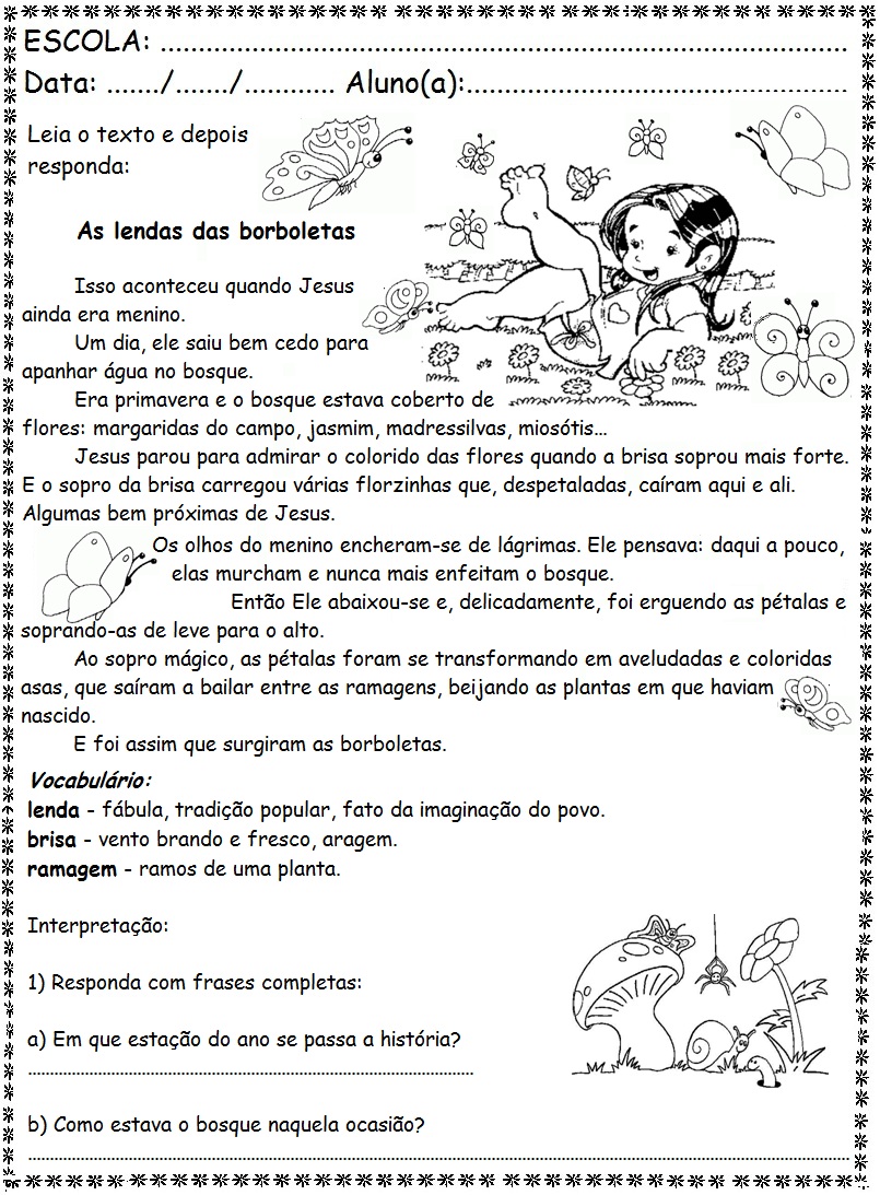 Blog Educacional (Profª. Jezaine): Texto e Compreensão de texto da ...