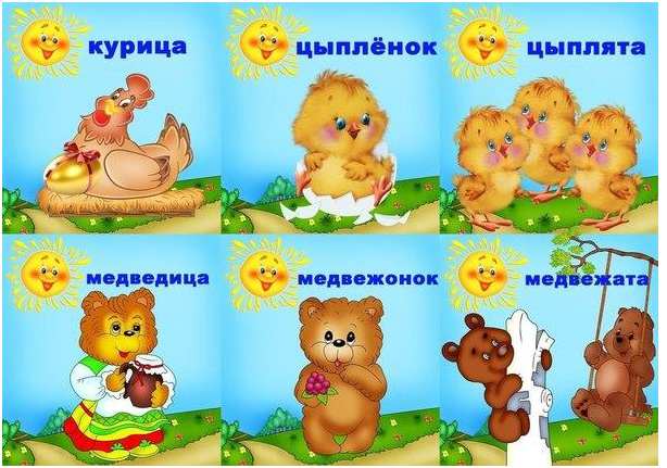 ПСИХОЛОГ.UA: Развивающая игра "Чей детеныш?"
